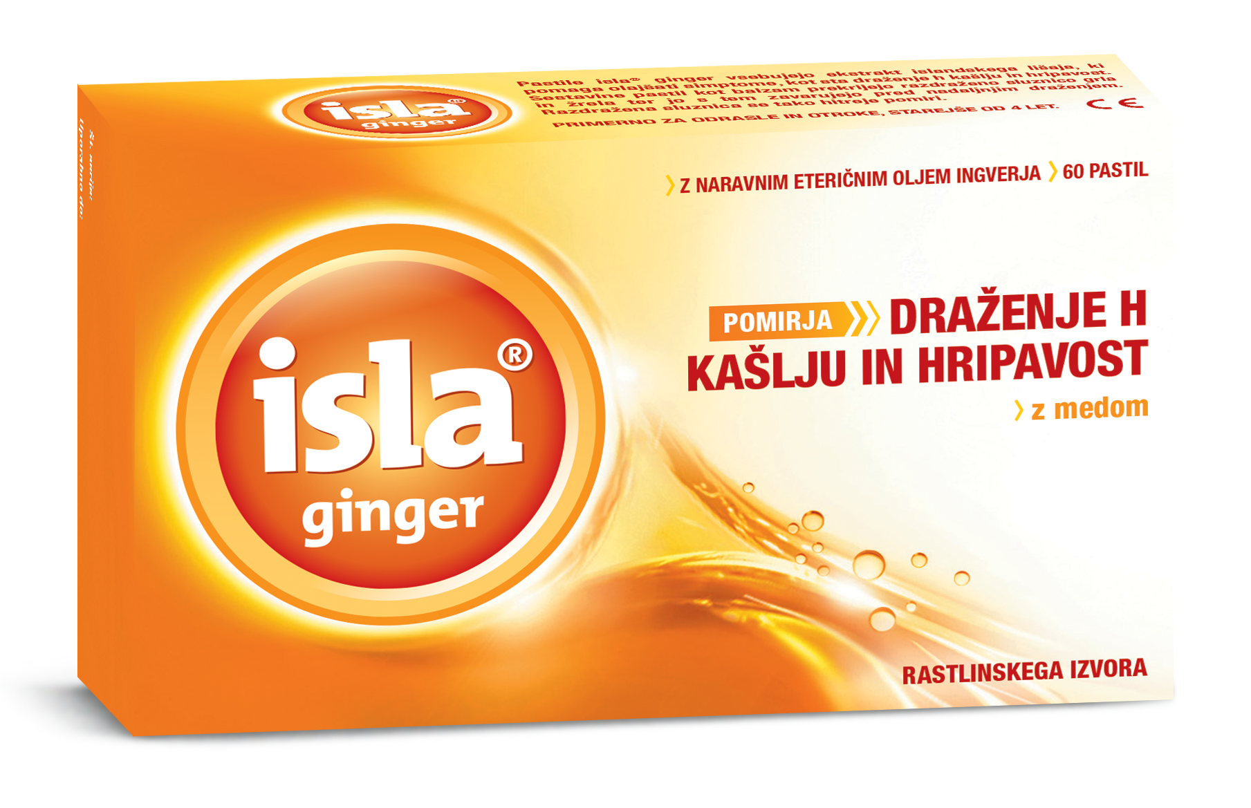 Isla Ginger, 60 pastil - Prehranska dopolnila