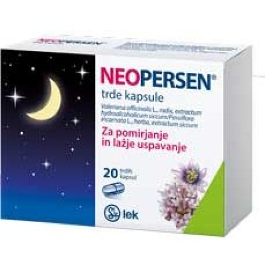 Neopersen, 20 kapsul - Zdravila brez recepta