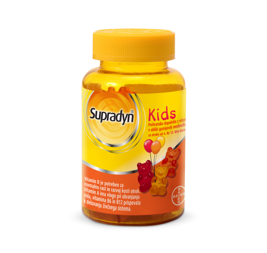 Supradyn Kids, 30 gumijevih medvedkov - Prehranska dopolnila