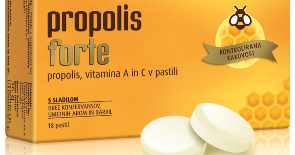 Medex, propolis forte, 18 pastil - Prehranska dopolnila