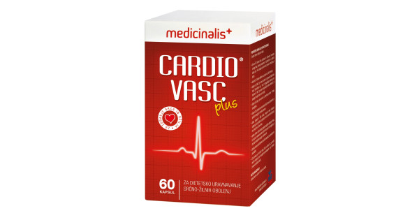 Medicinalis, Cardiovasc plus, 60 kapsul - Prehranska dopolnila