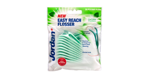 Jordan Easy Reach Flosser nitka na držalu, 25 kom - Osebna nega
