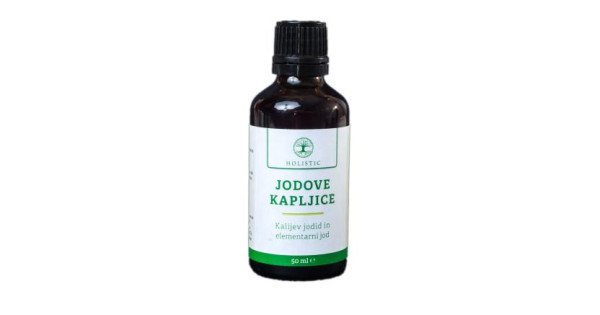 Holistic, jodove kapljice, 50 ml - Prehranska dopolnila