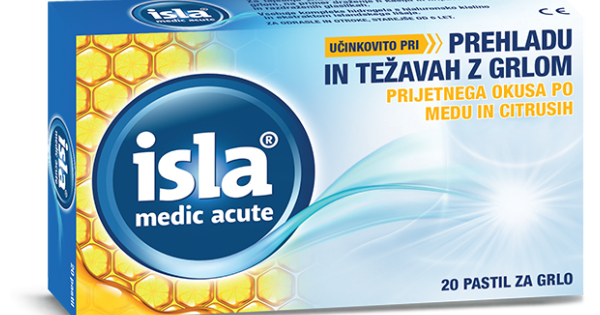 ISLA MEDIC ACUTE PASTILE 20X - Prehranska dopolnila