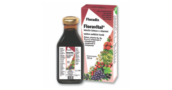 Floradix Floravital, 250 ml - Prehranska dopolnila