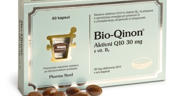 Pharma Nord, Bio-Qinon aktivni Q10 z vit. B2, 60 kapsul - Prehranska ...