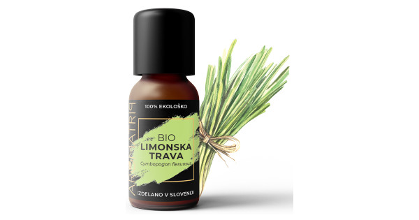 LIMONSKA TRAVA – BIO eterično olje AROMATRIP® 15 ml - Boljše počutje