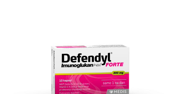 Defendyl-Imunoglukan P4H FORTE, 10 kapsul - Prehranska dopolnila