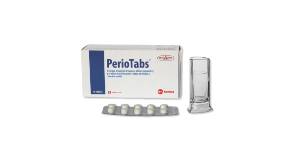 PerioTabs komplet, 10 tablet in posodica za pripravo raztopine - Osebna ...