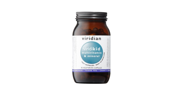 Viridian, Viridikid multivitamini in minerali za otroke, 90 kapsul ...