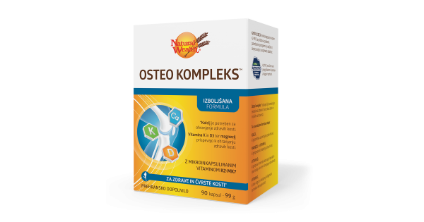 Natural Wealth, OSTEO KOMPLEKS, 90 kapsul - Prehranska dopolnila