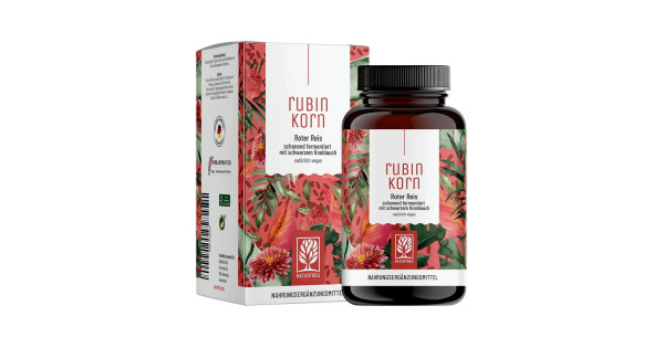 Rdeči kvasni riž, črni česen in holin, 120 kapsul - Prehranska dopolnila