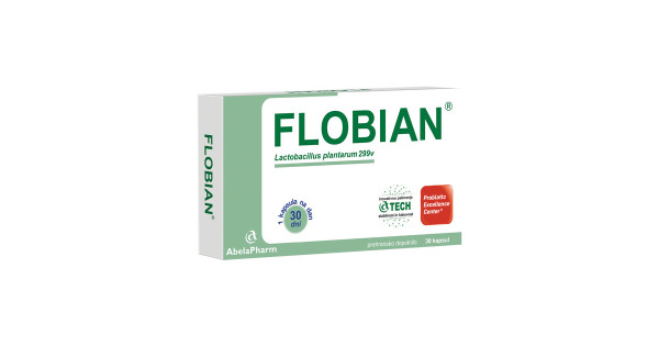 Flobian, Lactobacillus plantarum 299v, 25 mg, 30 kapsul - Prehranska ...