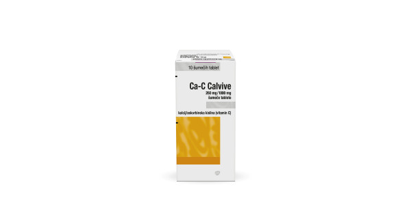 Ca-C Calvive 260 mg/1000 mg šumeče tablete (10 šumečih tablet ...