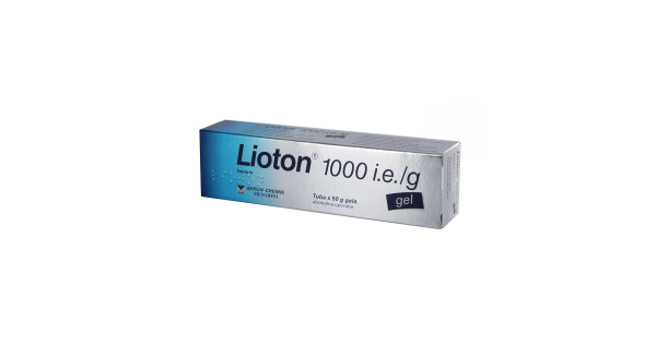 Lioton 1000 i.e./g gel, 50 g - Zdravila brez recepta