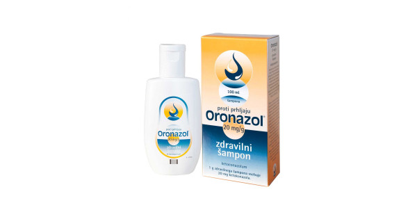 Oronazol 20 mg/g zdravilni šampon, 100 ml - Zdravila brez recepta
