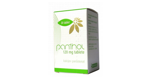Panthol 120 mg tablete, 20 tablet - Zdravila brez recepta