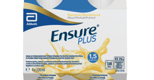Ensure Plus Banana, 4 x 220 ml - Prehrana