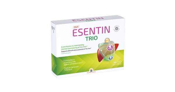 Sun Wave Pharma, Esentin Trio, 30 kapsul - Prehranska dopolnila
